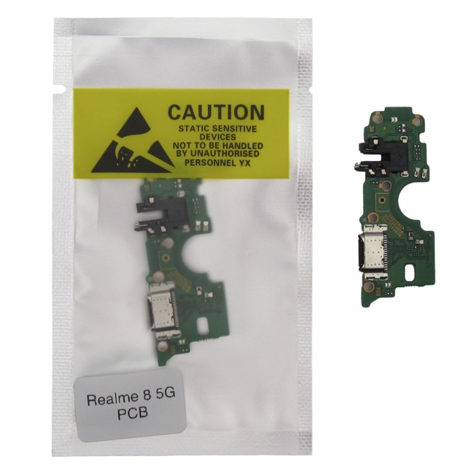 Repuesto Placa auxiliar con conector de carga para Realme 8 5G RMX3241